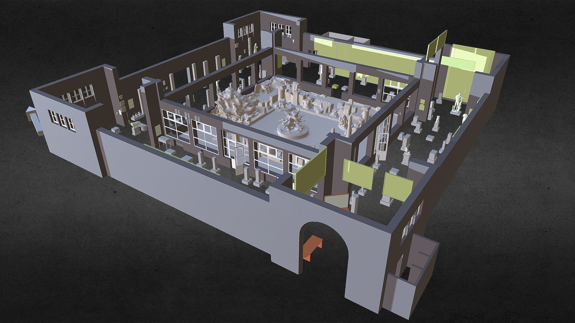 National Museum of Cherchell - Concept - 3D model by The National ...