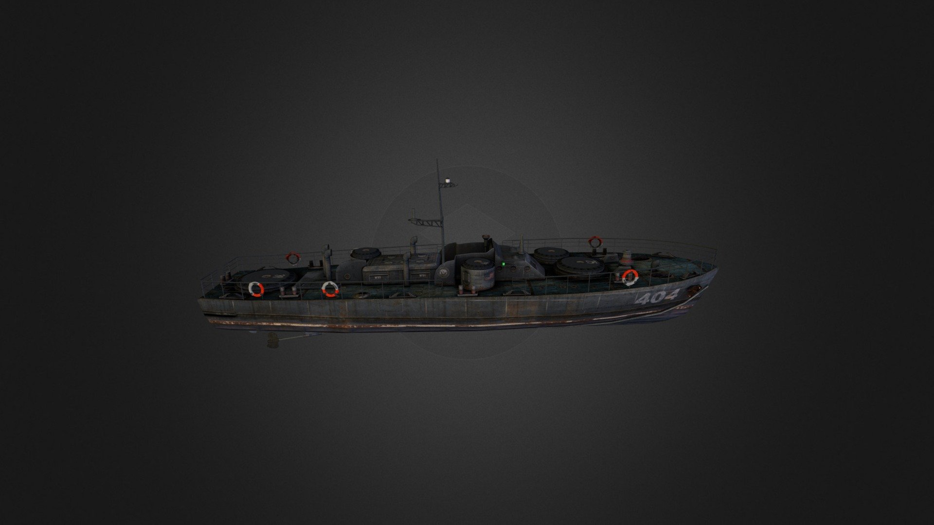 Motor Torpedo Boat PT-109 - 3D model by ikudinov [5628437] - Sketchfab