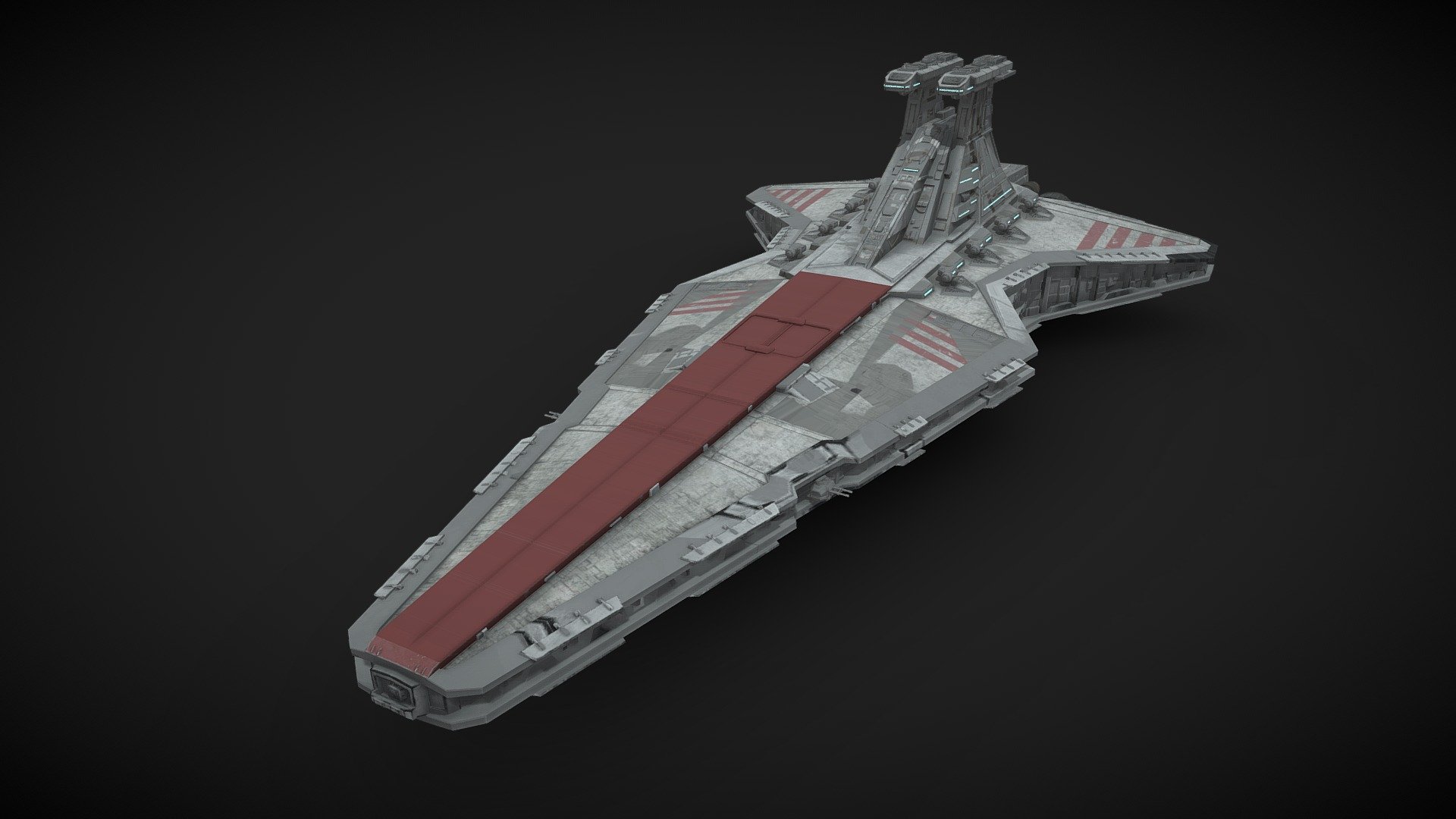Destructor Estelar Clase Venator - 3D model by La tecnocreativa ...