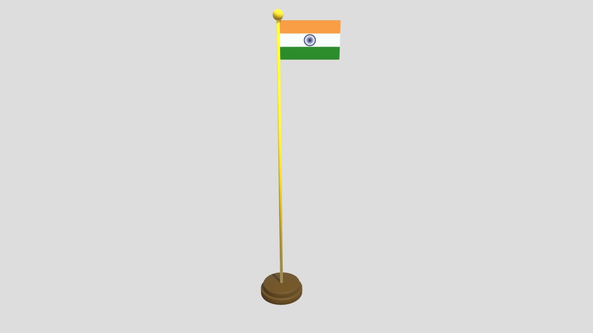 Indian Flag - Download Free 3D model by Akinremi [562cd2b] - Sketchfab