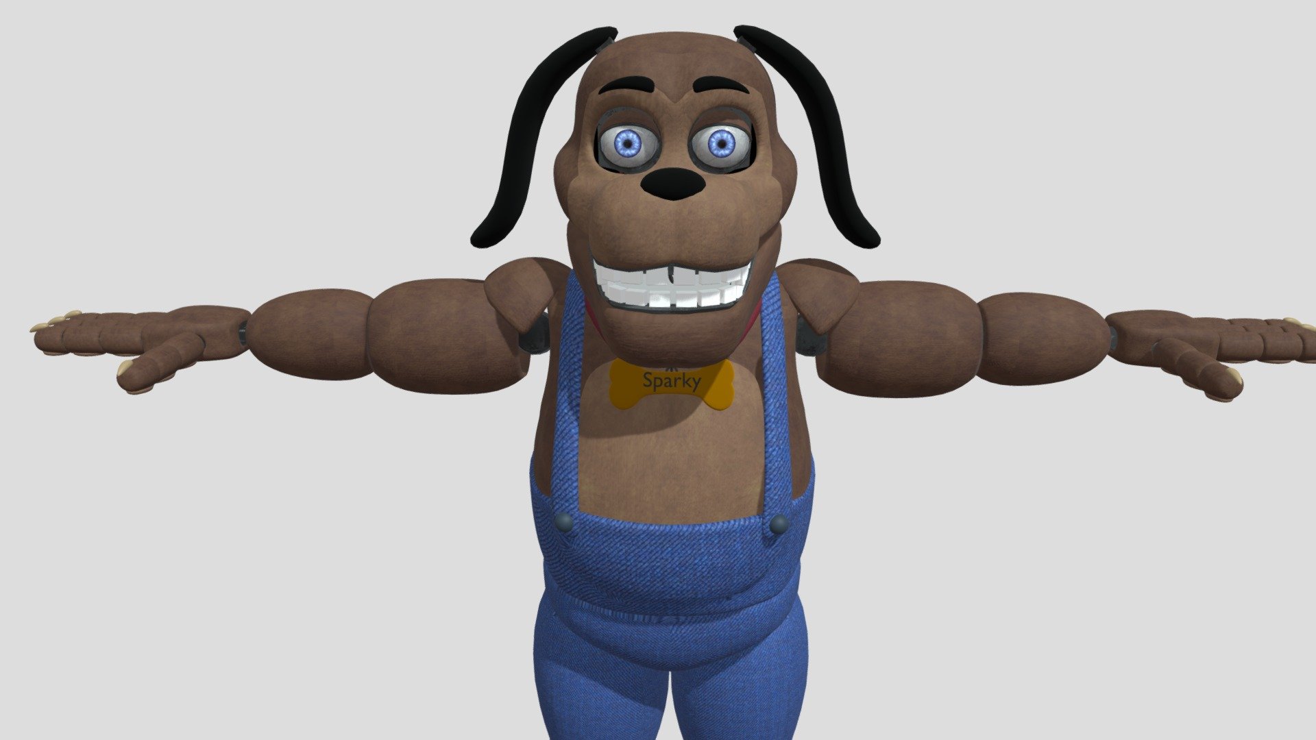 Stylized Unwithered Sparky V3 by xXMrTrapXx - Download Free 3D model by ...