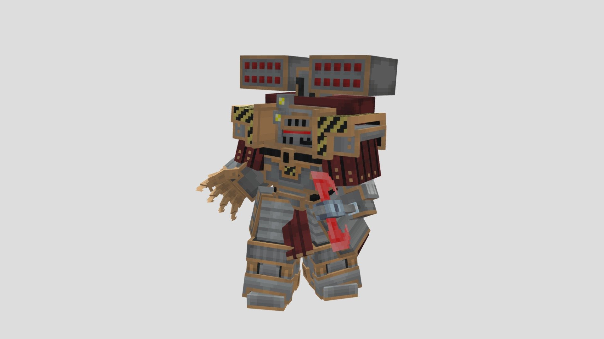[Minecraft] Iron Warriors - Warsmith - 3D model by Block Forge ...