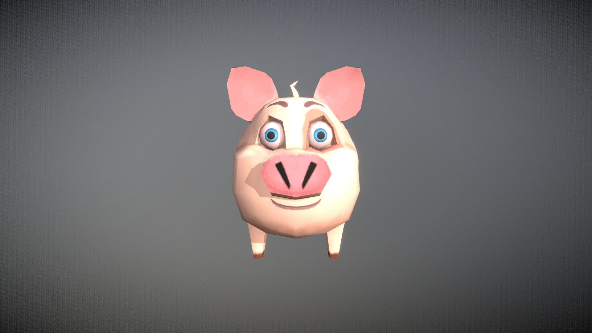 Pig | stylized character | lowpoly character - Download Free 3D model ...