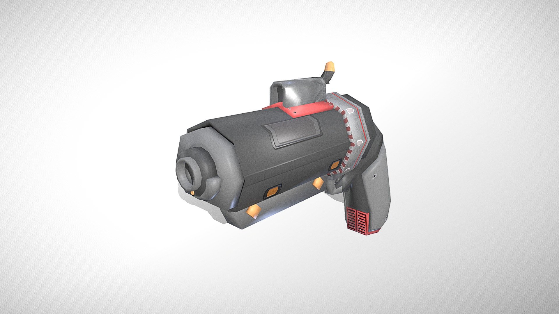 Low Poly Hand Gun - Download Free 3D model by dartuchiwa [562f799 ...