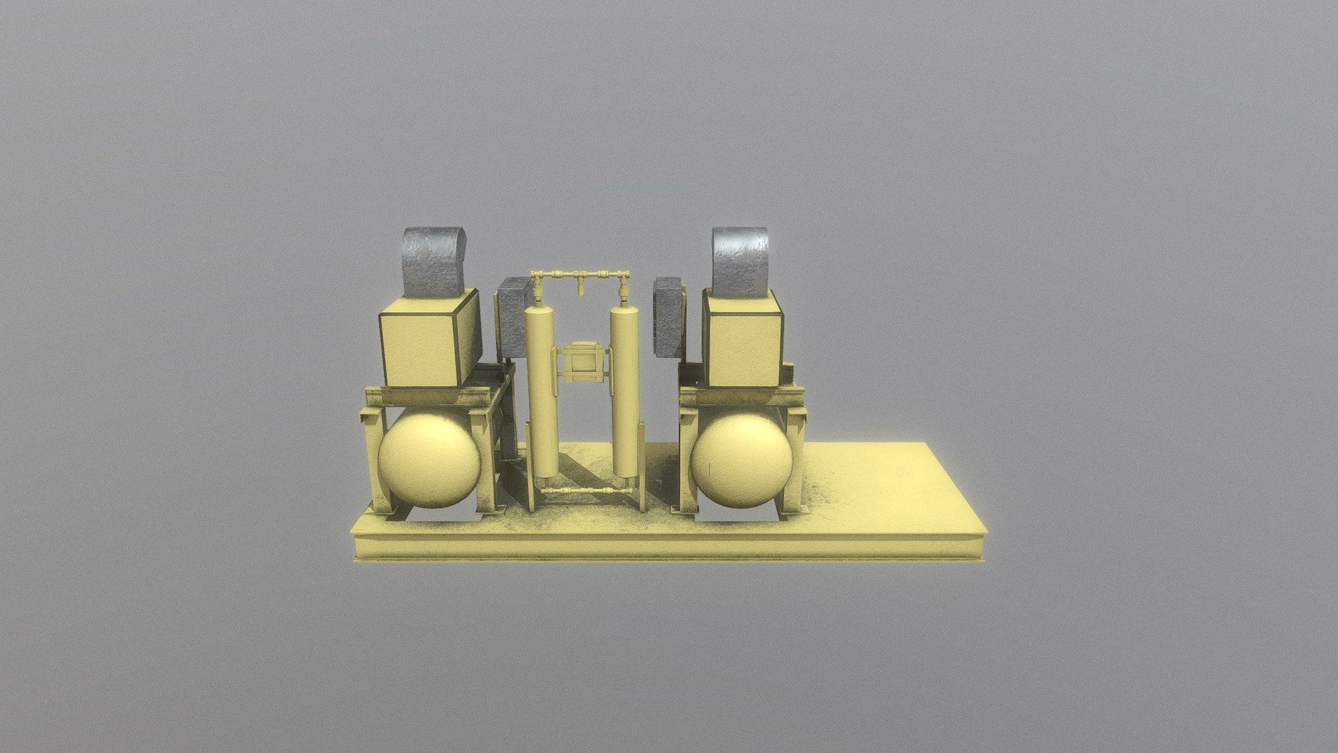 Air Compressor Skid - 3D model by Digital Twin Studios ...
