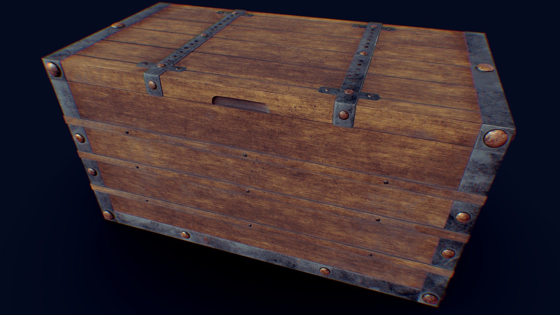 Old Wooden Chest [High-Poly] - Download Free 3D model by MrUnity ...