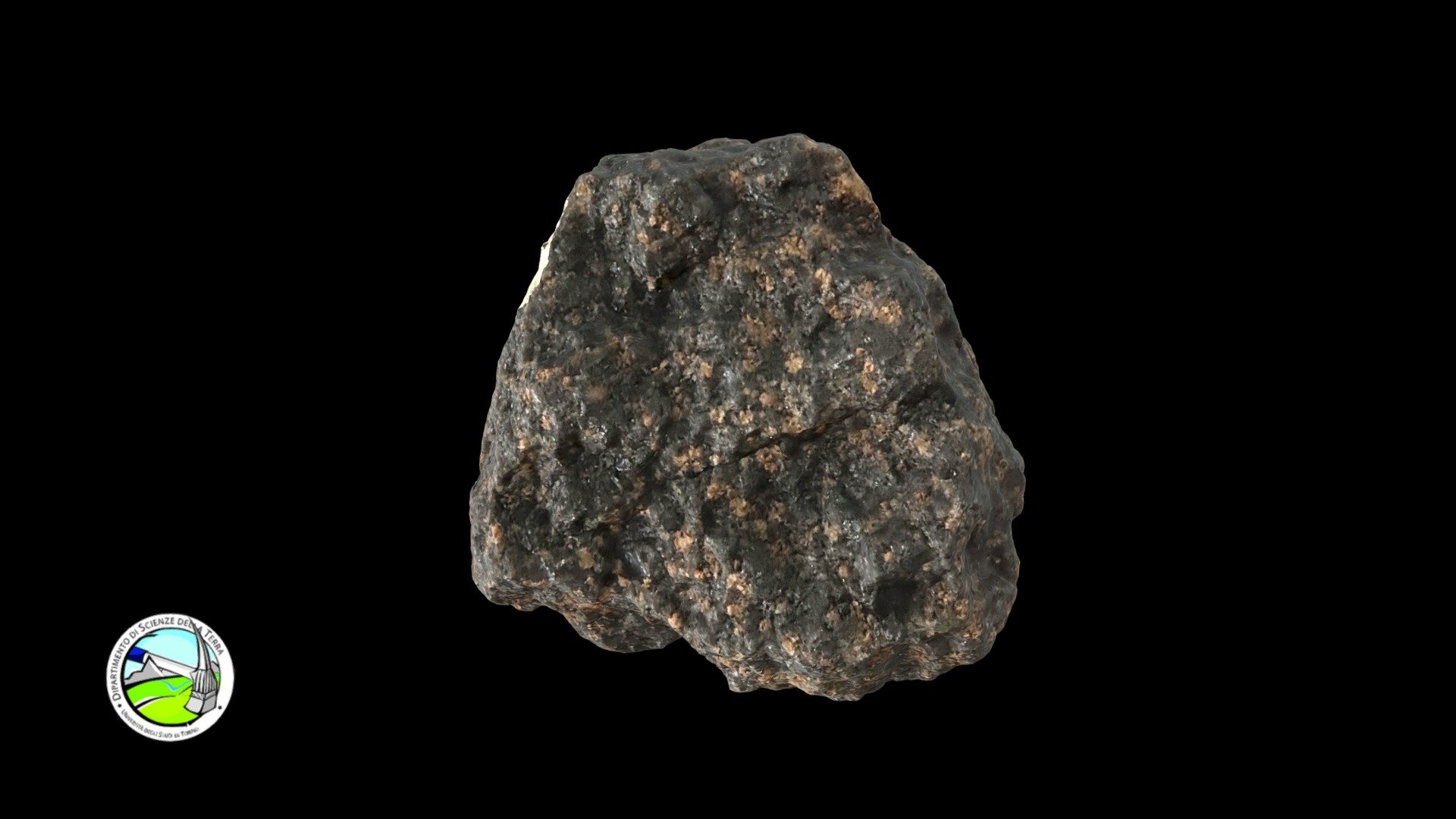 V7 - Riolite vetrosa a struttura perlitica - 3D model by Dipartimento ...