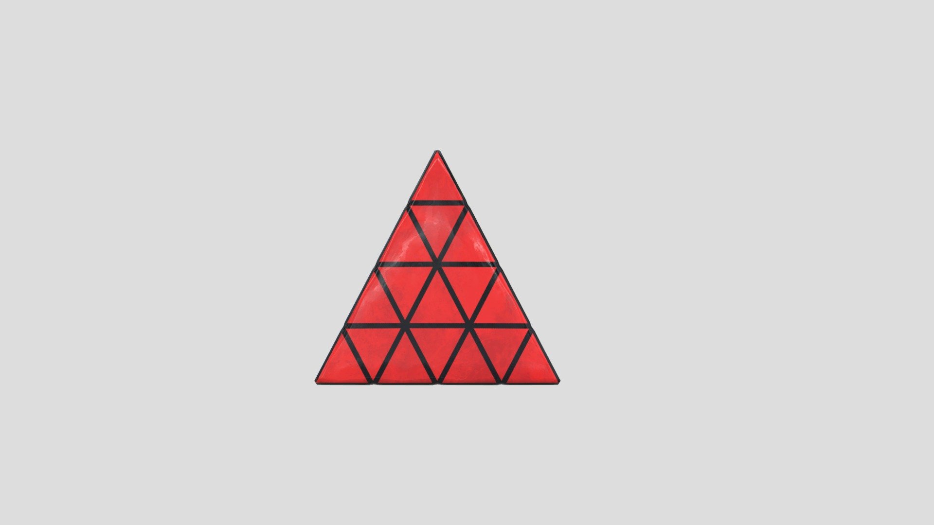 pyraminx cube painted - 3D model by Amaru48x [56321f8] - Sketchfab