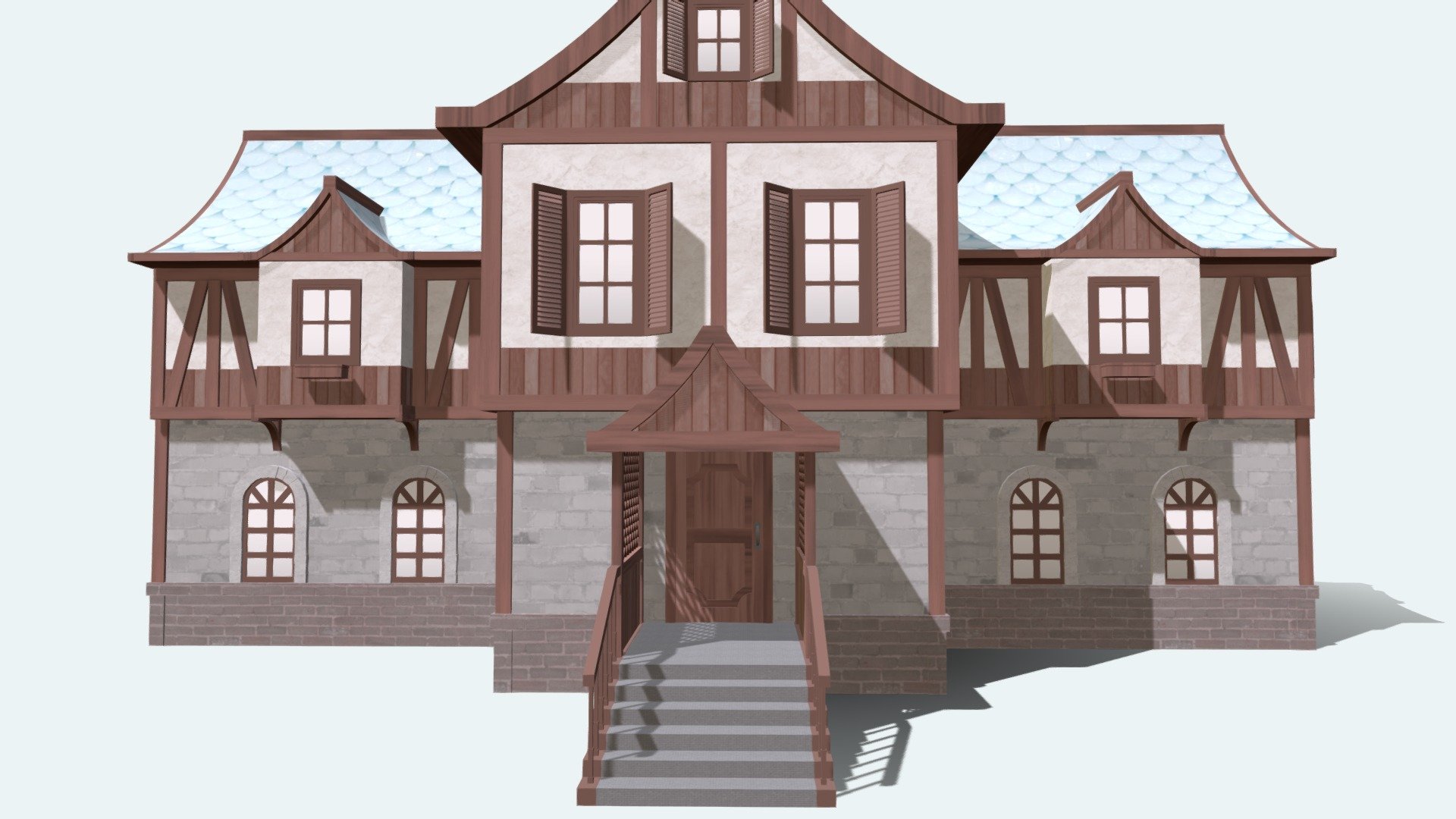 Fantasy House 07 - Buy Royalty Free 3D model by digikstudio [5636955 ...