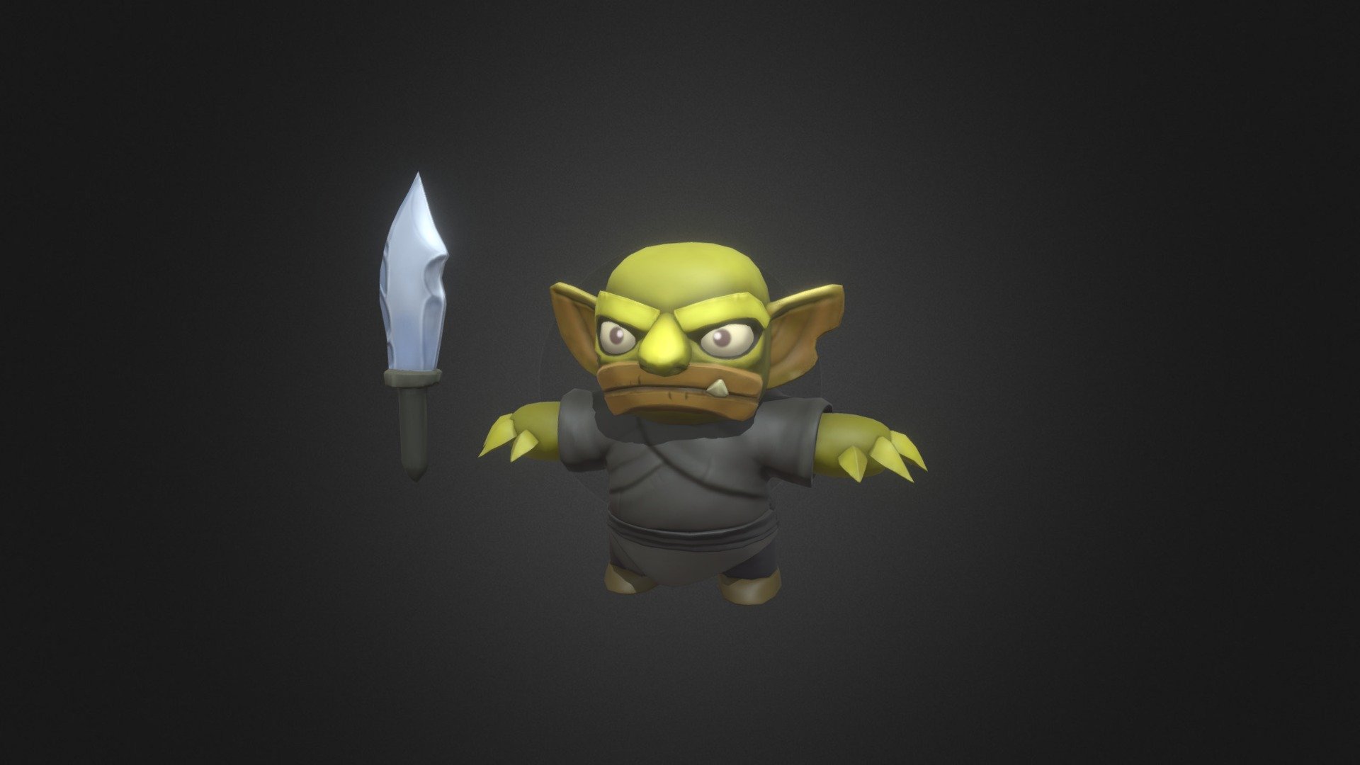 monster goblin - Download Free 3D model by vukhiemton [56375f2] - Sketchfab