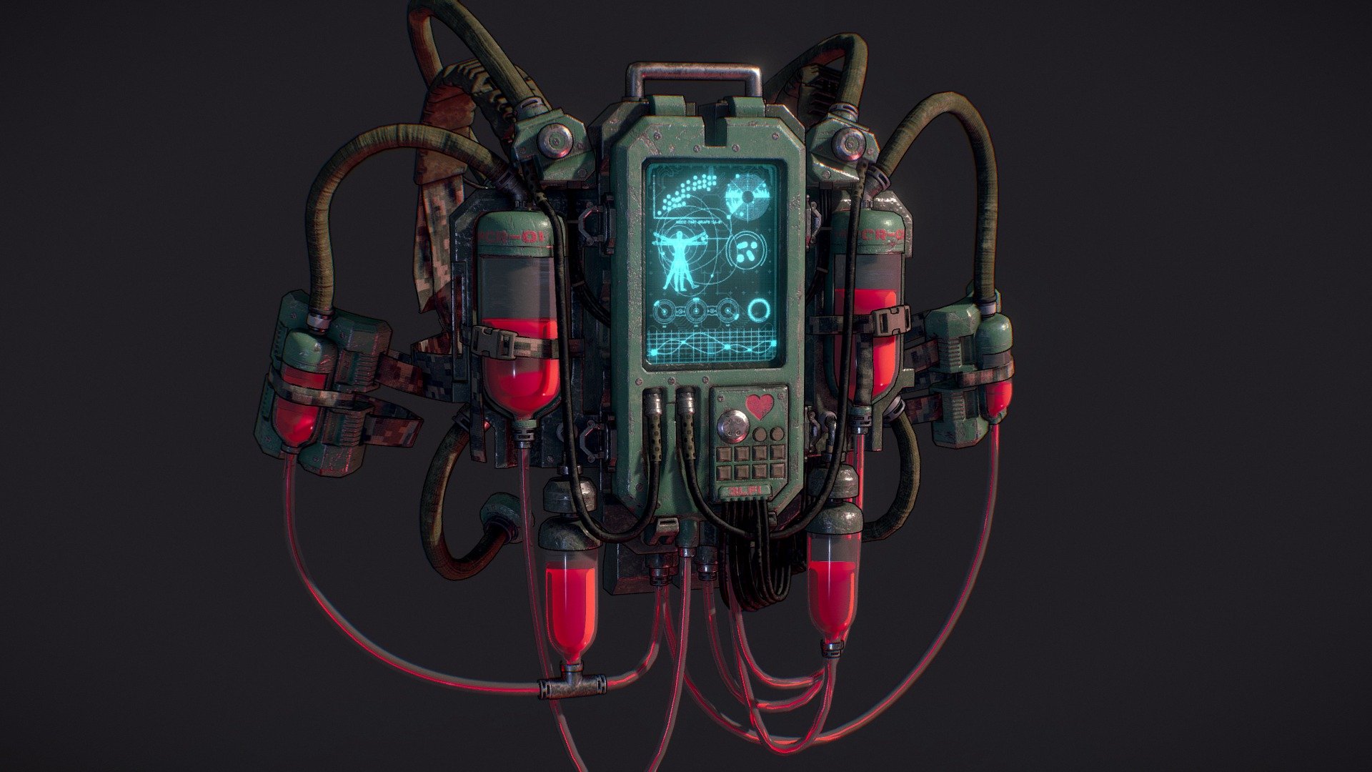 RUSTBORN/HPC1.7 Hypercapnia Regulation Pack v1.7 - 3D model by 3LF1 ...
