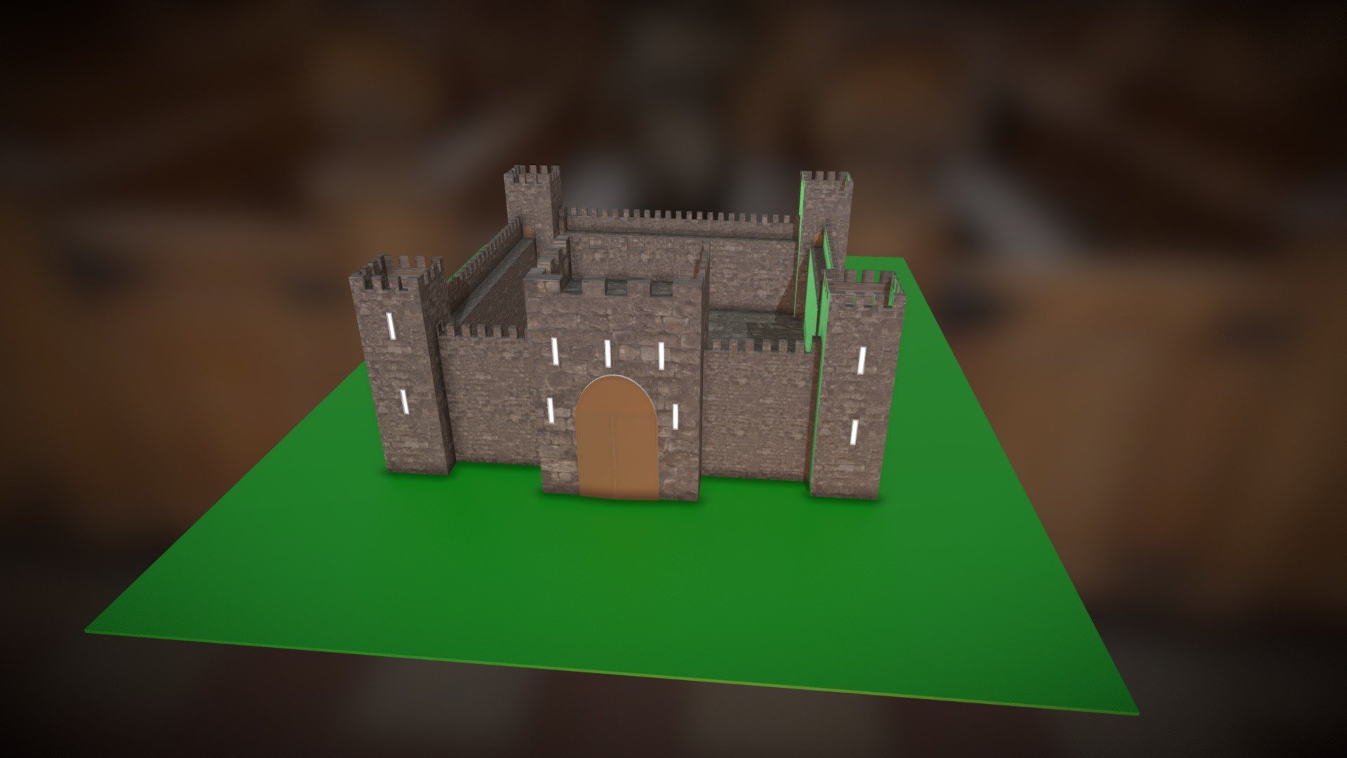 Castelo medieval - 3D model by gabrielfsouto05 [5638e37] - Sketchfab