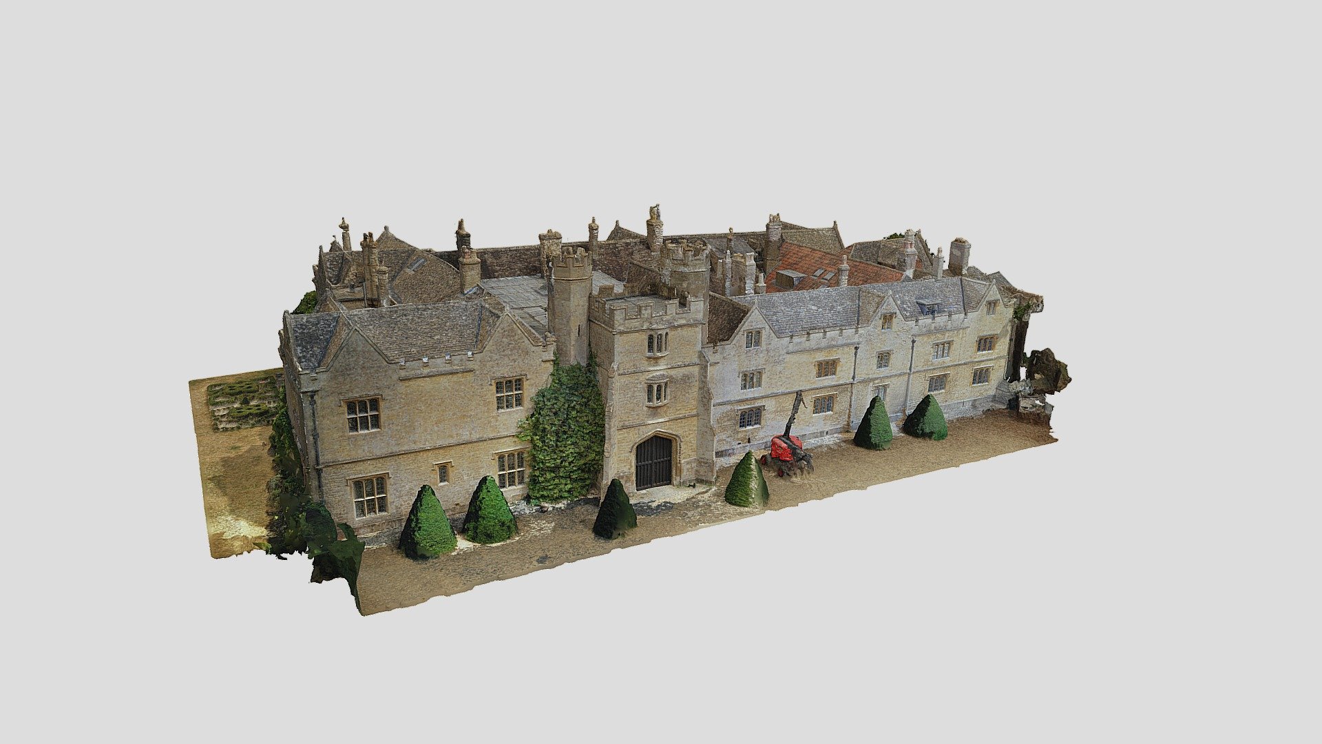 Wytham Abbey - Roof - 3D - Sept 2022 - 3D model by Rupert Hilton ...