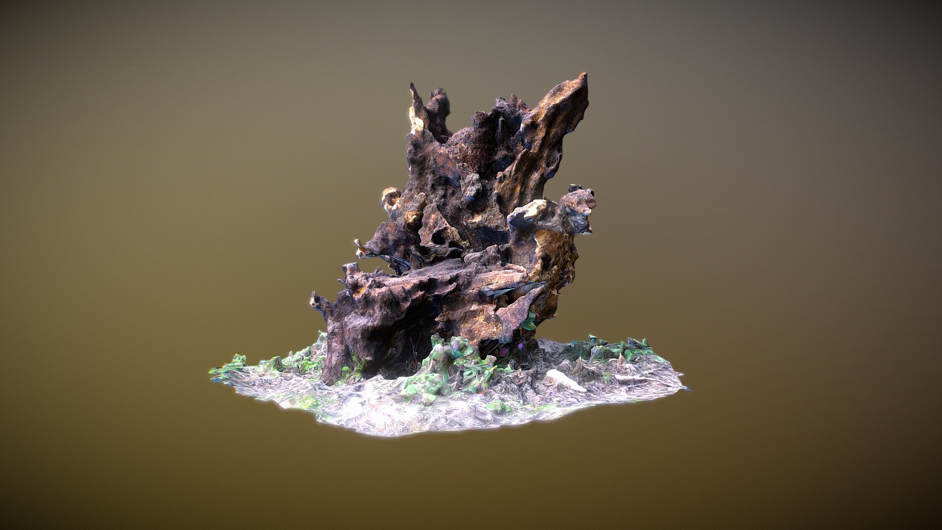 Strange roots - Download Free 3D model by lascoyt [5639a3b] - Sketchfab