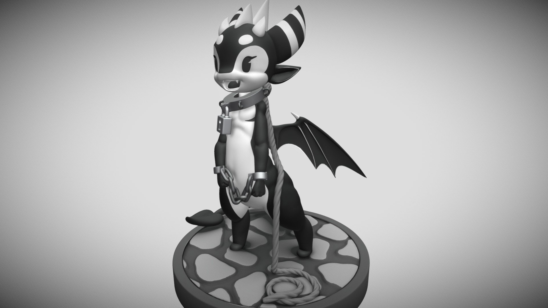 Stripes - Character by and Owned by RUDragon - 3D model by flufflepimp ...
