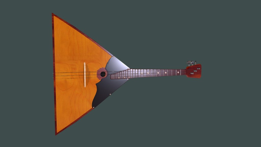 Balalaika - 3D model by saint_sellotape [563a416] - Sketchfab