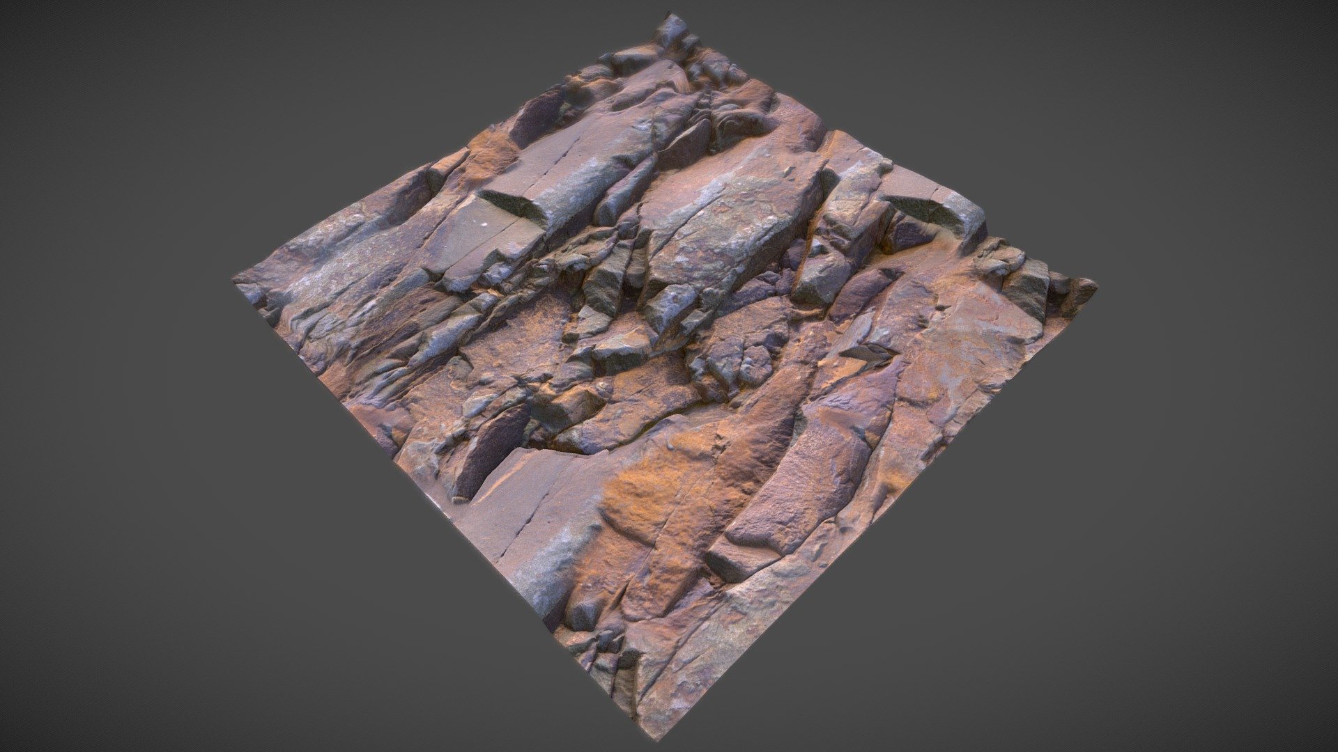 Sharp Red Rock Material - Buy Royalty Free 3D model by André Bray ...