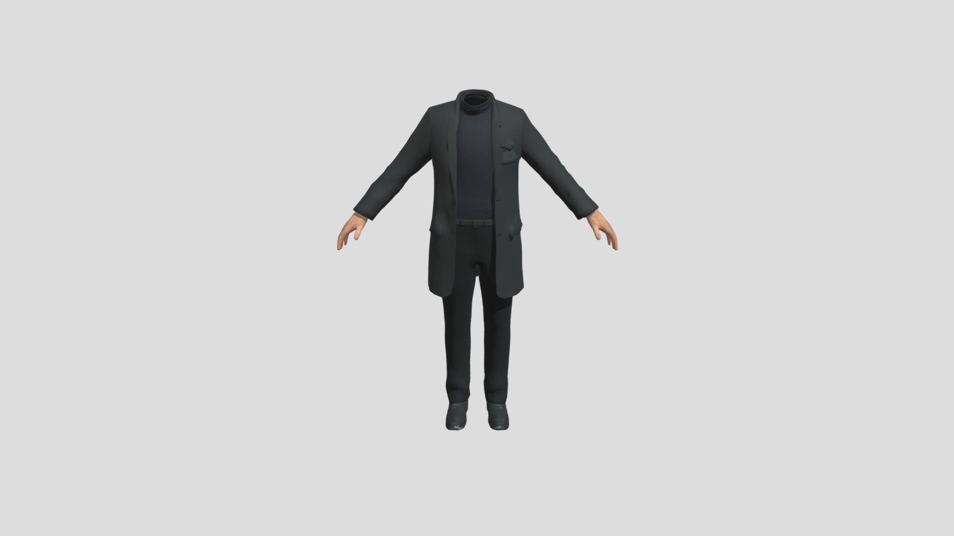 suit - Download Free 3D model by fake gman (@tricky_modeler) [563b500 ...