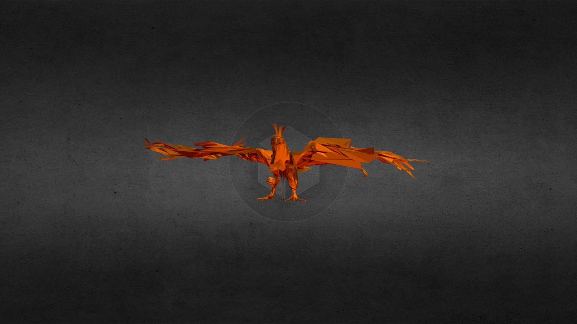 Fire Phoenix Sculpture - 3D model by KeiserCara [563c052] - Sketchfab