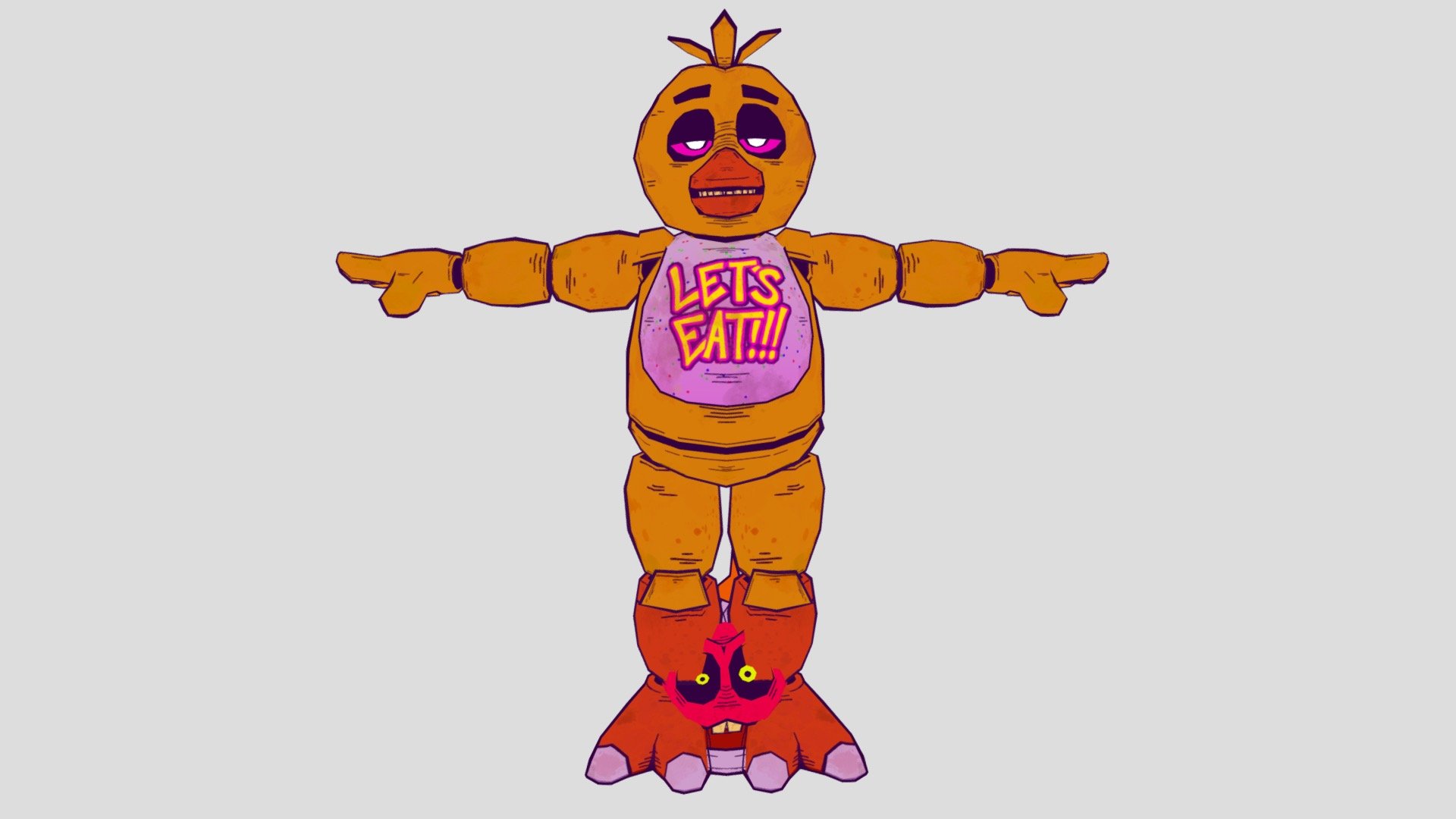Stylized Chica - Download Free 3D model by JadeandPals [563d00d ...