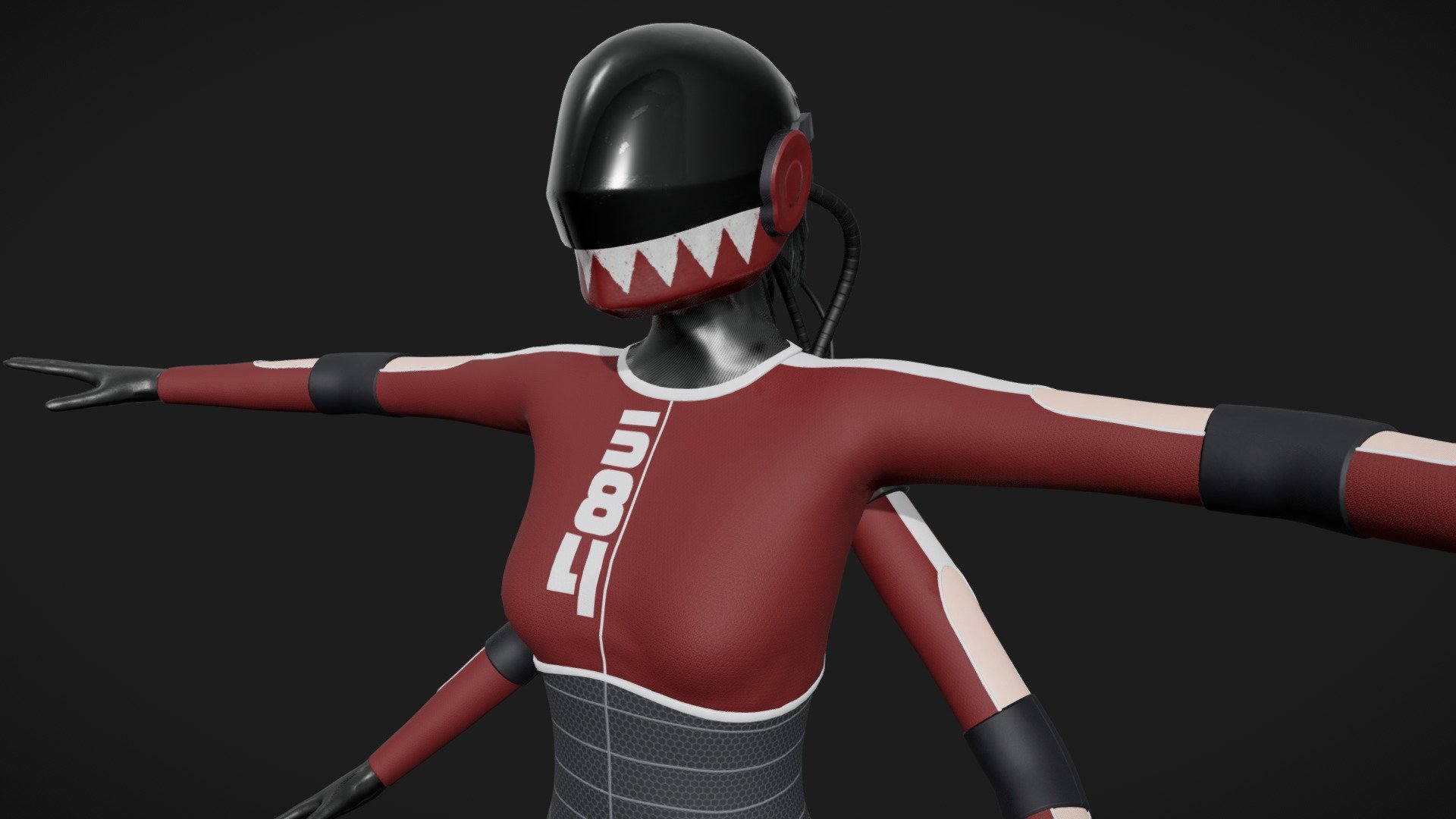 Racer 584 - 3D model by Parelaxel [563dd9d] - Sketchfab