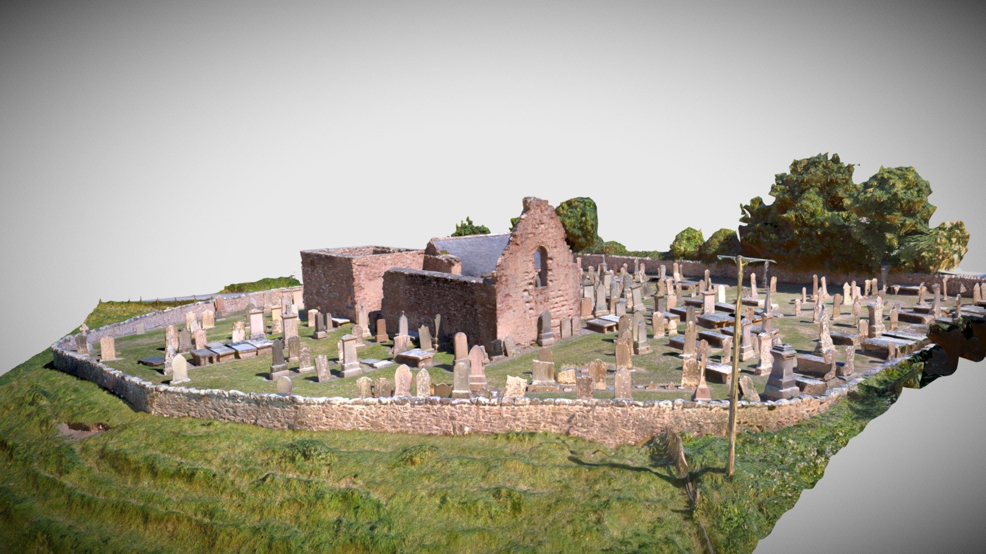 ST DROSTAN'S CHURCH, OLD ABERDOUR - 3D model by Aberdeenshire Council ...