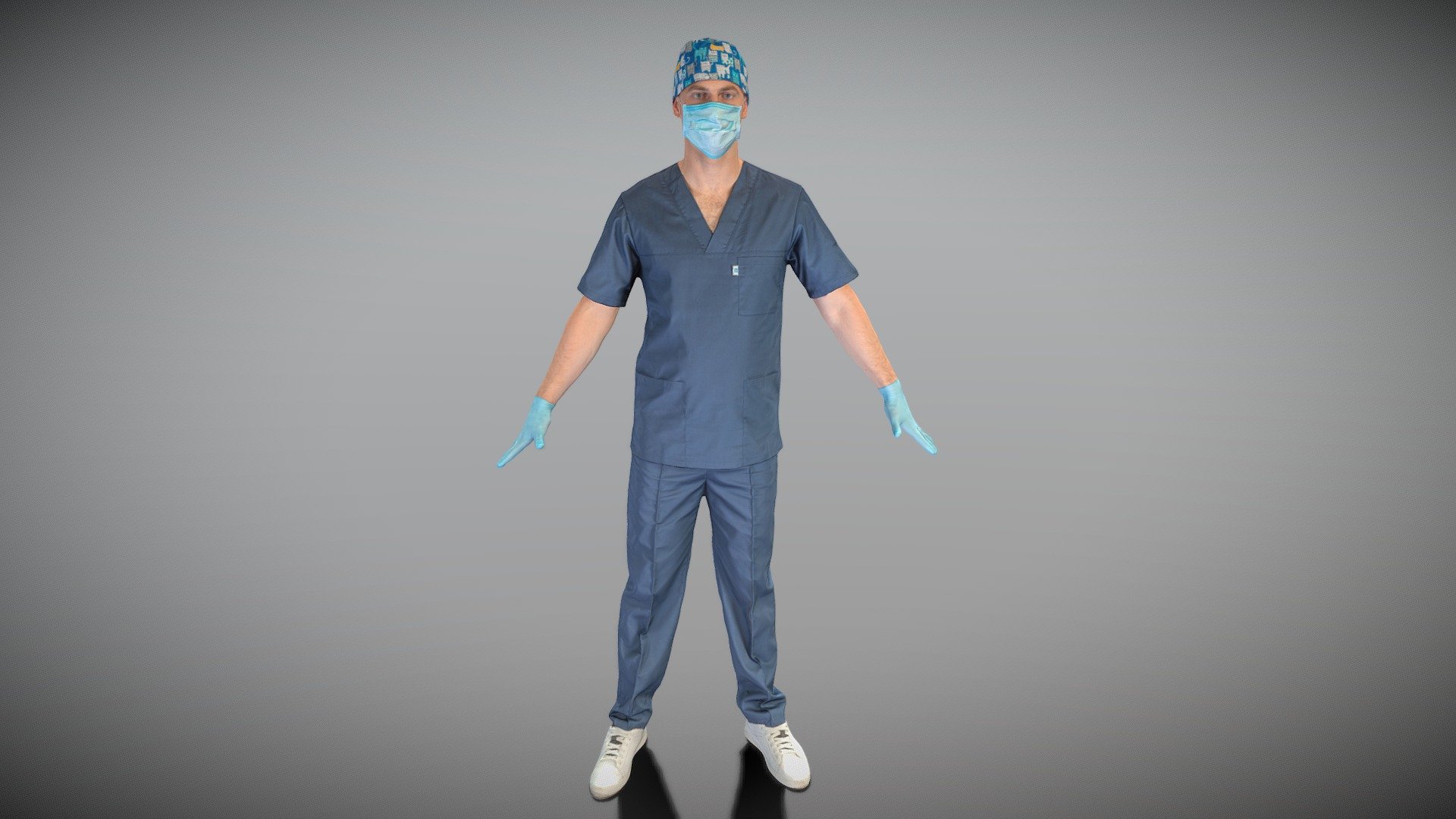 Surgical doctor male ready for animation 112 - Buy Royalty Free 3D ...