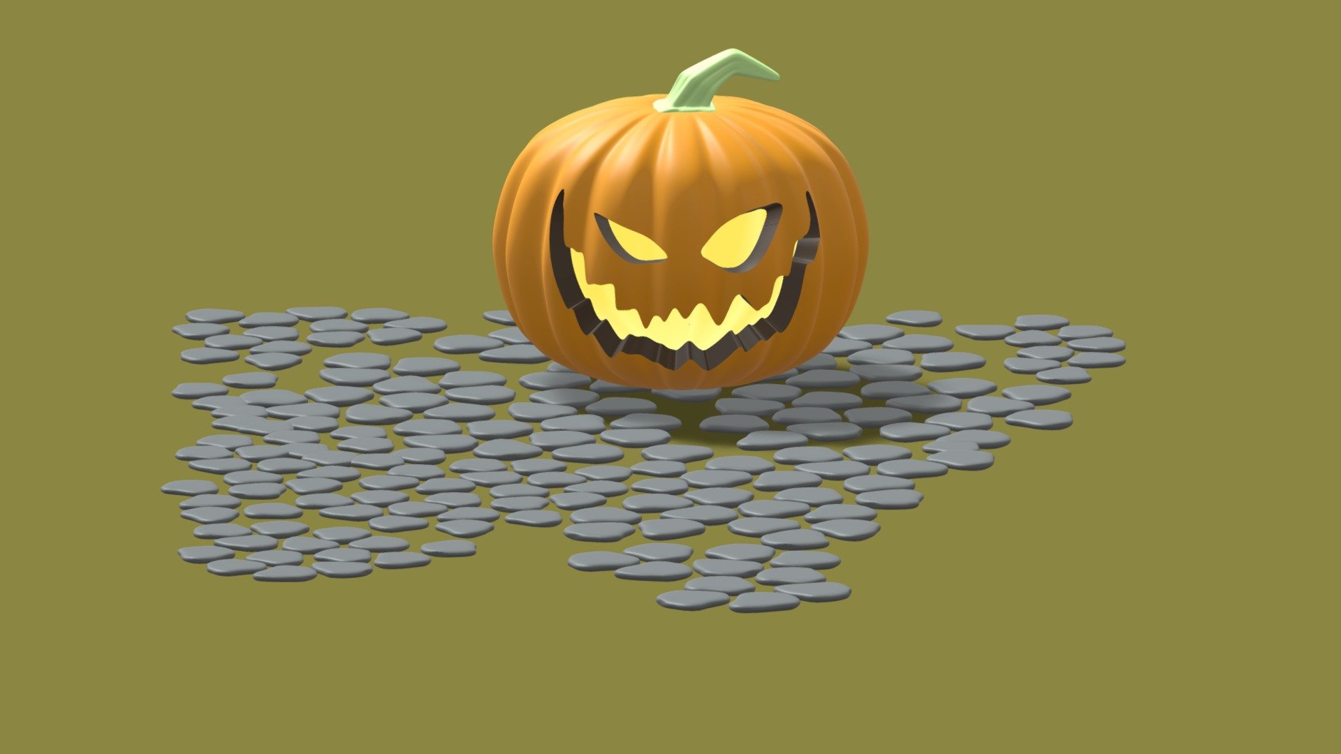 halloween pumpkin - Download Free 3D model by MVProject [5640e81 ...