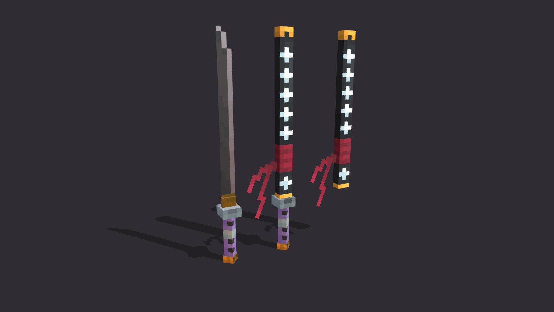 Katana - 3D model by RealJoshMC [56423b4] - Sketchfab