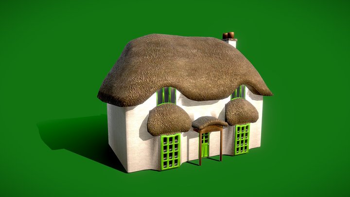 Thatched-cottage 3D models - Sketchfab