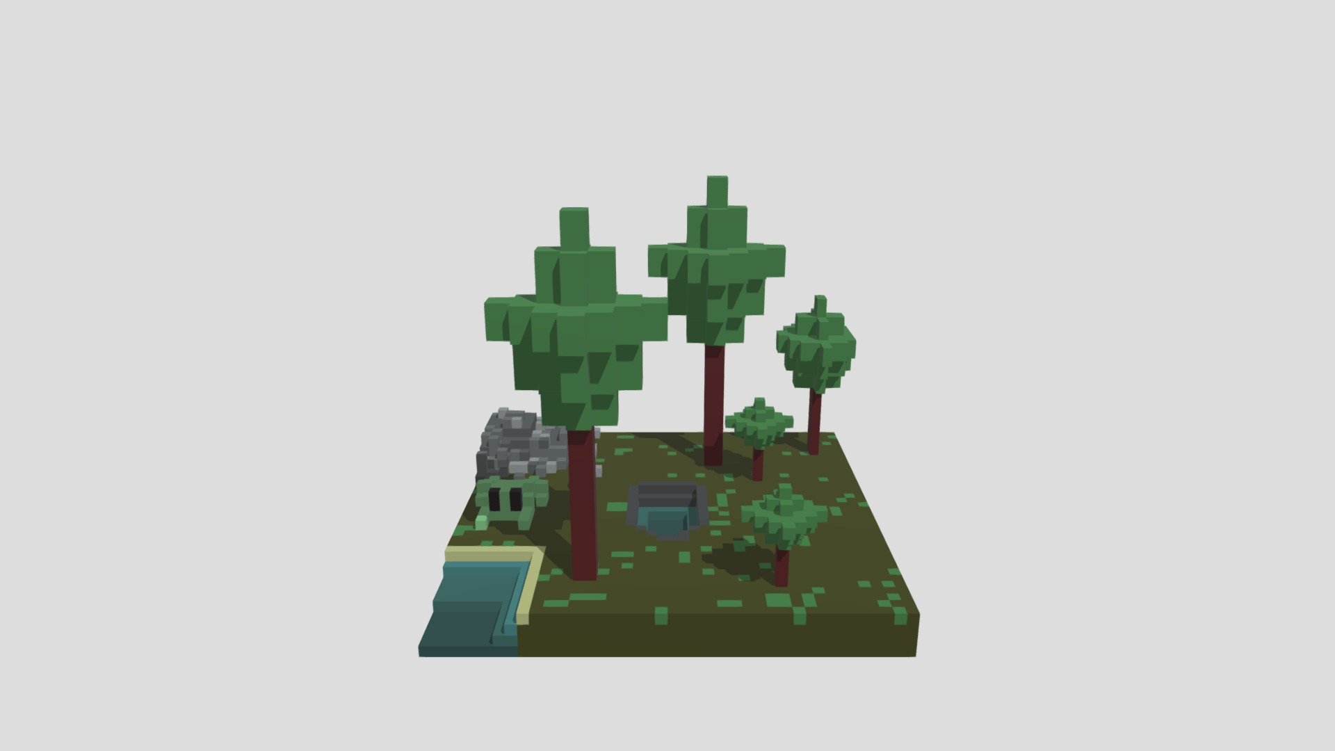 Swamp - Download Free 3D model by cayzex [5644713] - Sketchfab