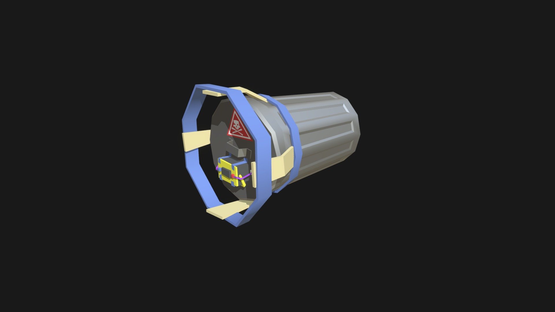 Cannon Shell 2 - 3D model by K_V_P [5644ad2] - Sketchfab