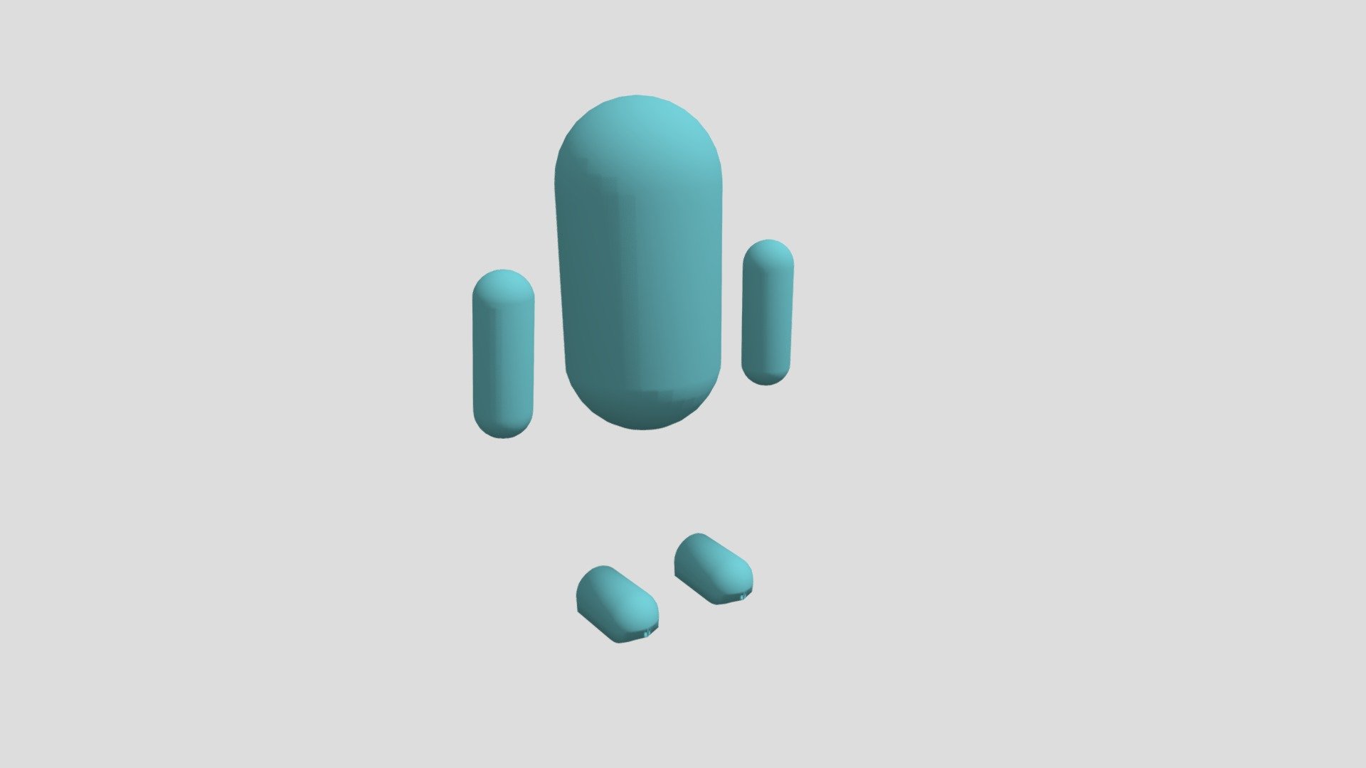 Capsule Character - Download Free 3D model by Ozkan (@Oscarto) [5644d13 ...