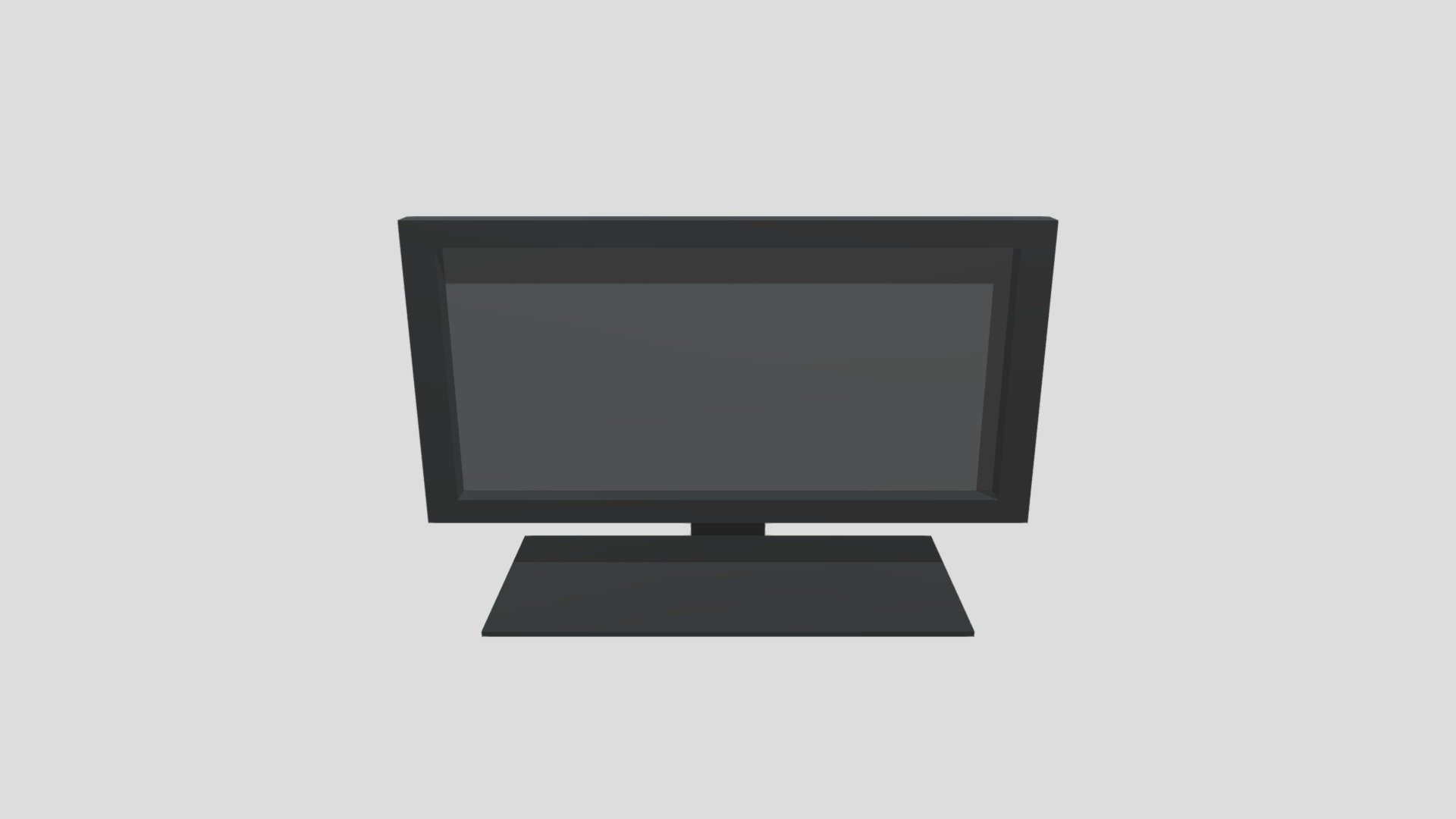 ( Low Poly ) Monitor - Download Free 3D model by Mesh creator ...