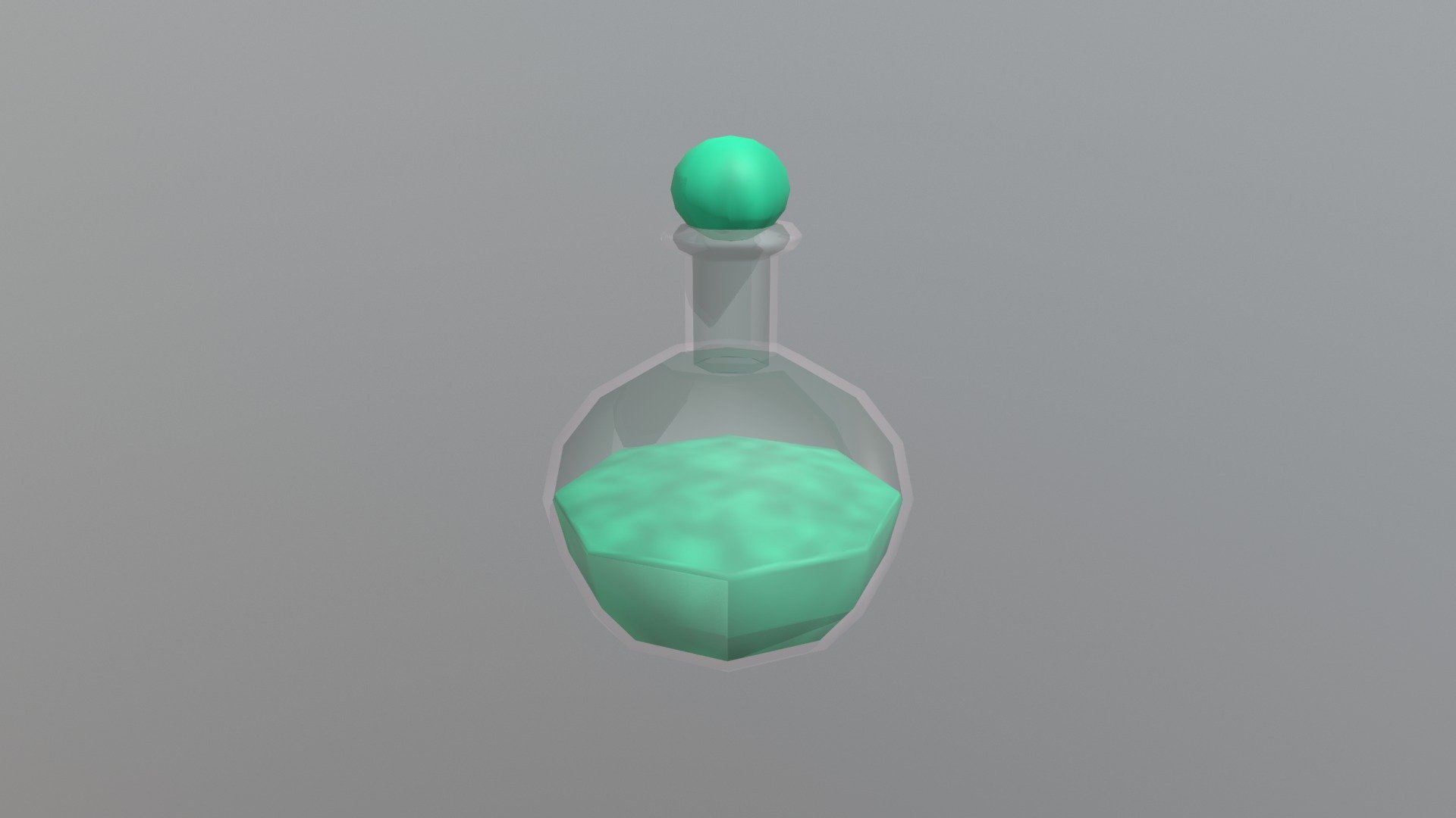 Potion Blue - 3D model by darkshotstudios [5645636] - Sketchfab