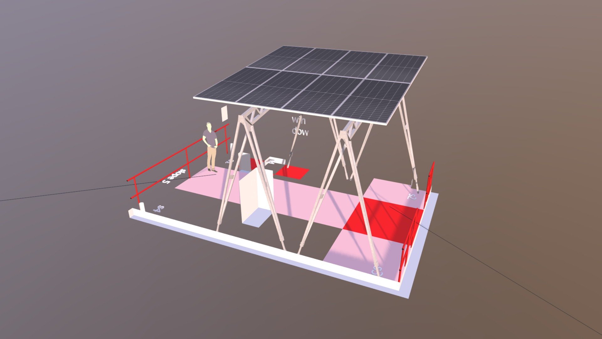 132 e 8th st_ 8 Mod Canopy (2) - 3D model by Brooklyn SolarWorks ...