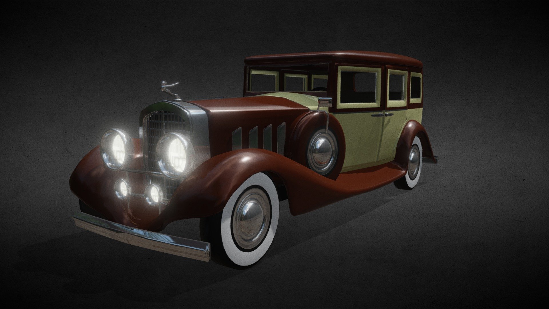 V16 style vintage car - 3D model by Libau Media (@robinmikart) [56469af ...