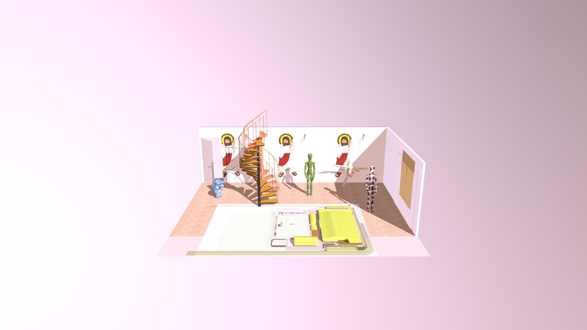 Test Room - 3D model by cricam [5647055] - Sketchfab