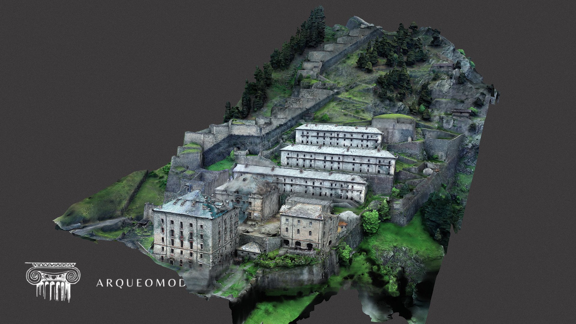 Fenestrelle Fortress | ITALY - Download Free 3D model by Arqueomodel3D ...