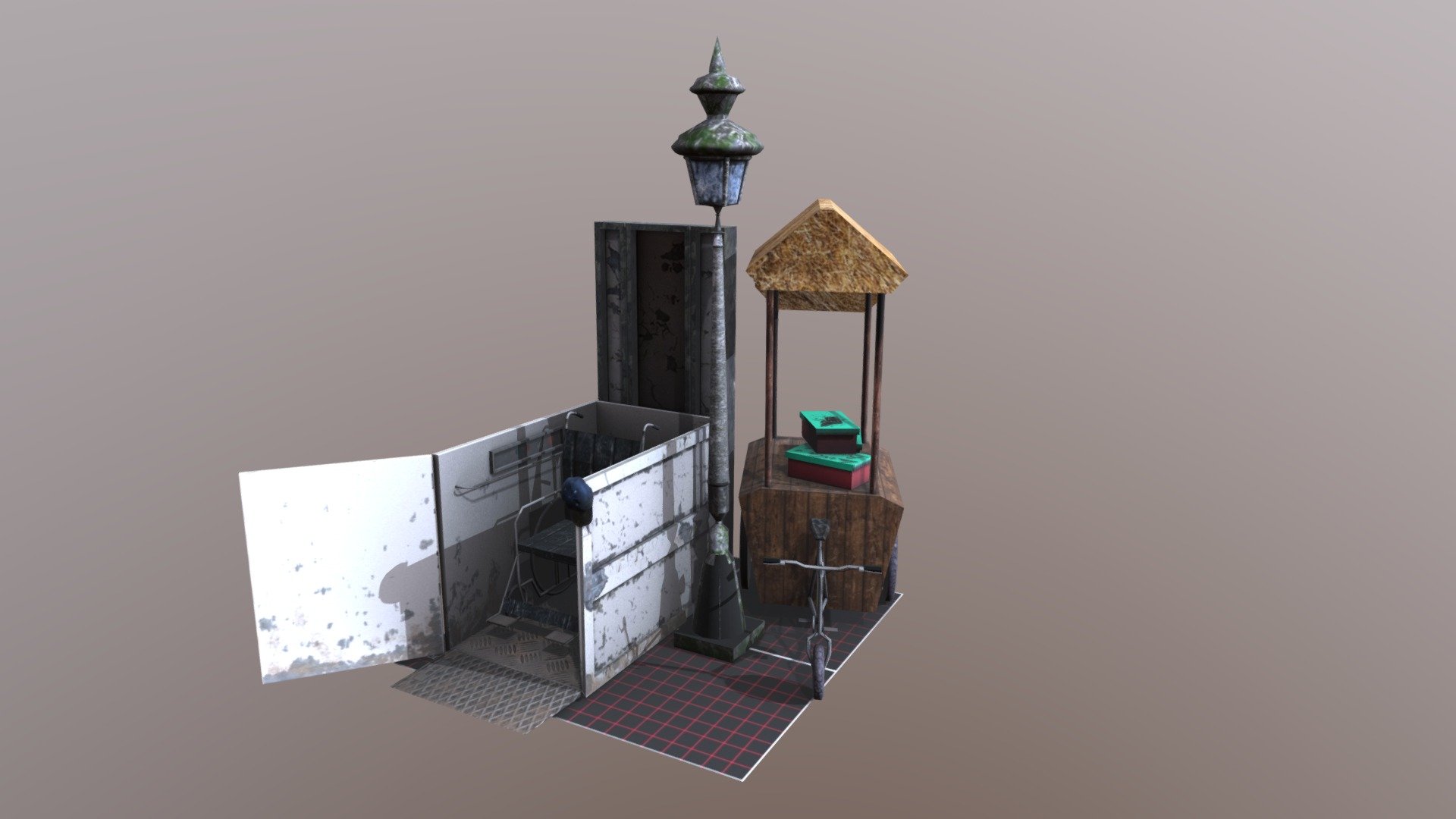 Five Props Rome - 3D model by sarah_van_langenhoven [564acc0] - Sketchfab