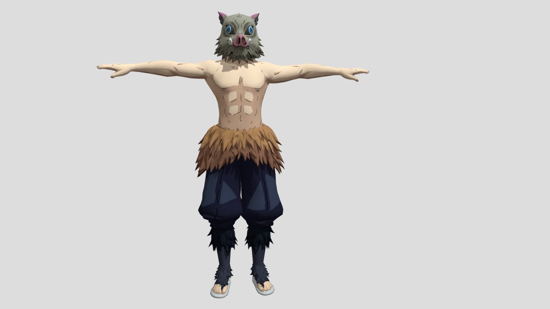 Inosuke Free Fire - Download Free 3D model by rocklee.ff123 [564d3bf ...