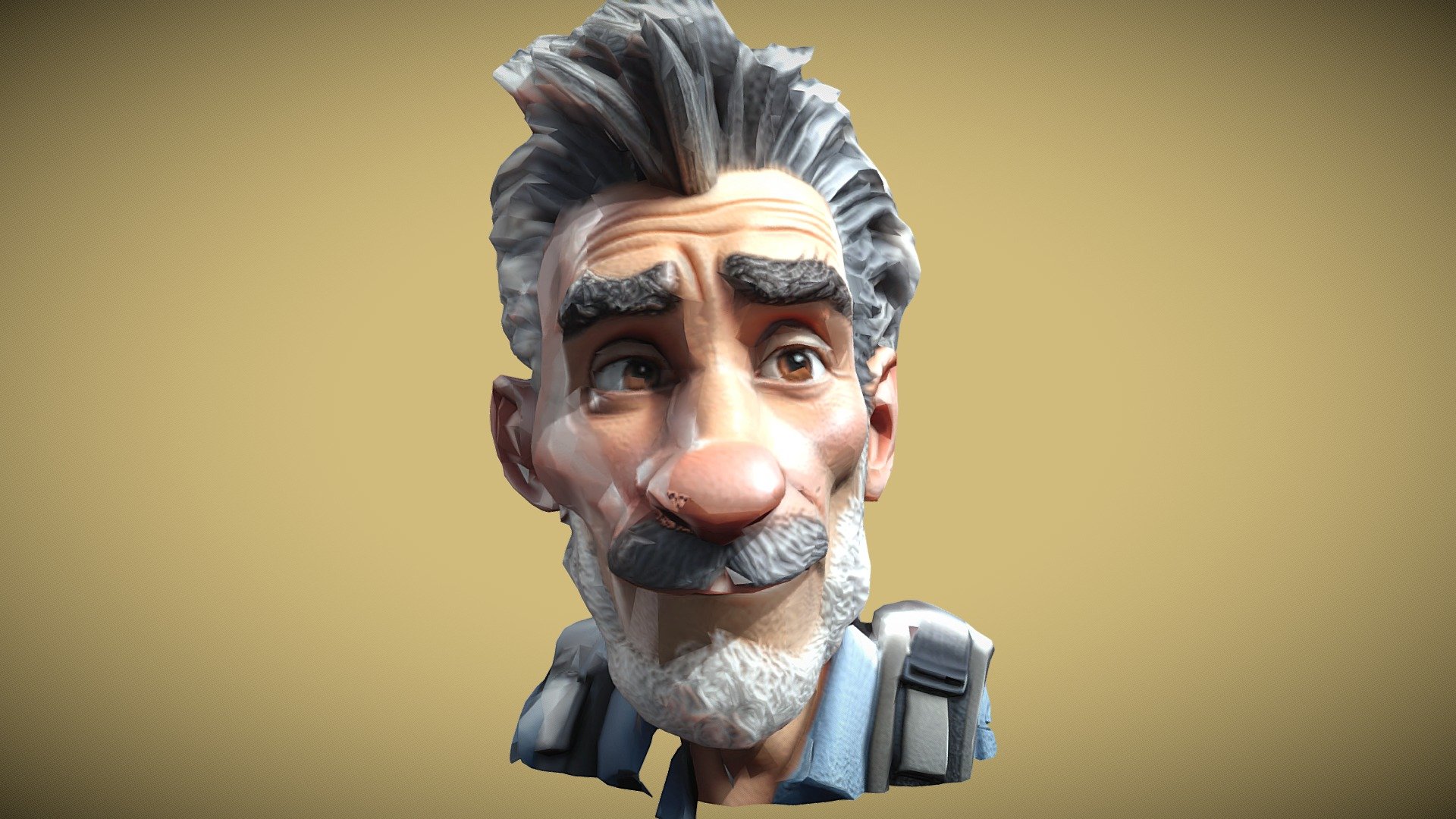Pixar Old Man - Buy Royalty Free 3D model by SAXN [564dd91] - Sketchfab ...