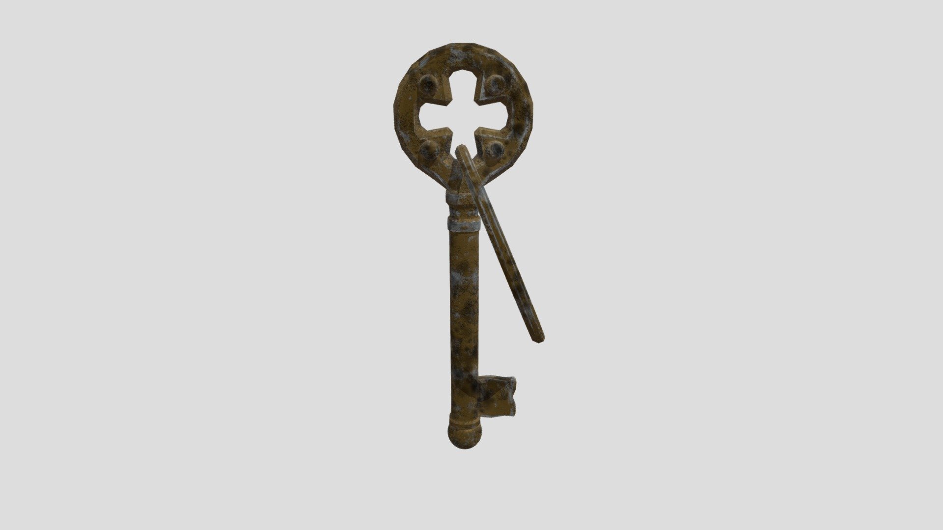 Old Key - 3D model by Embrr_Rae [564ea1f] - Sketchfab