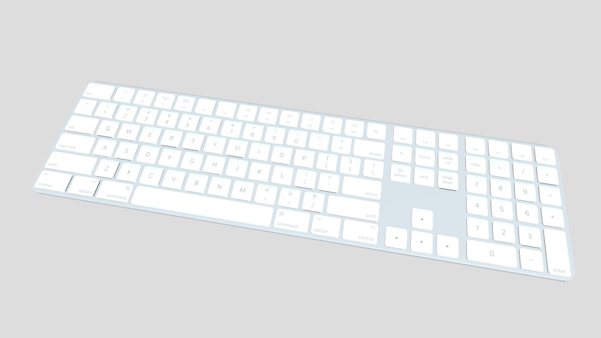 Apple Keyboard - 3D model by Apple Guy (@foreman.1033) [564f93f ...