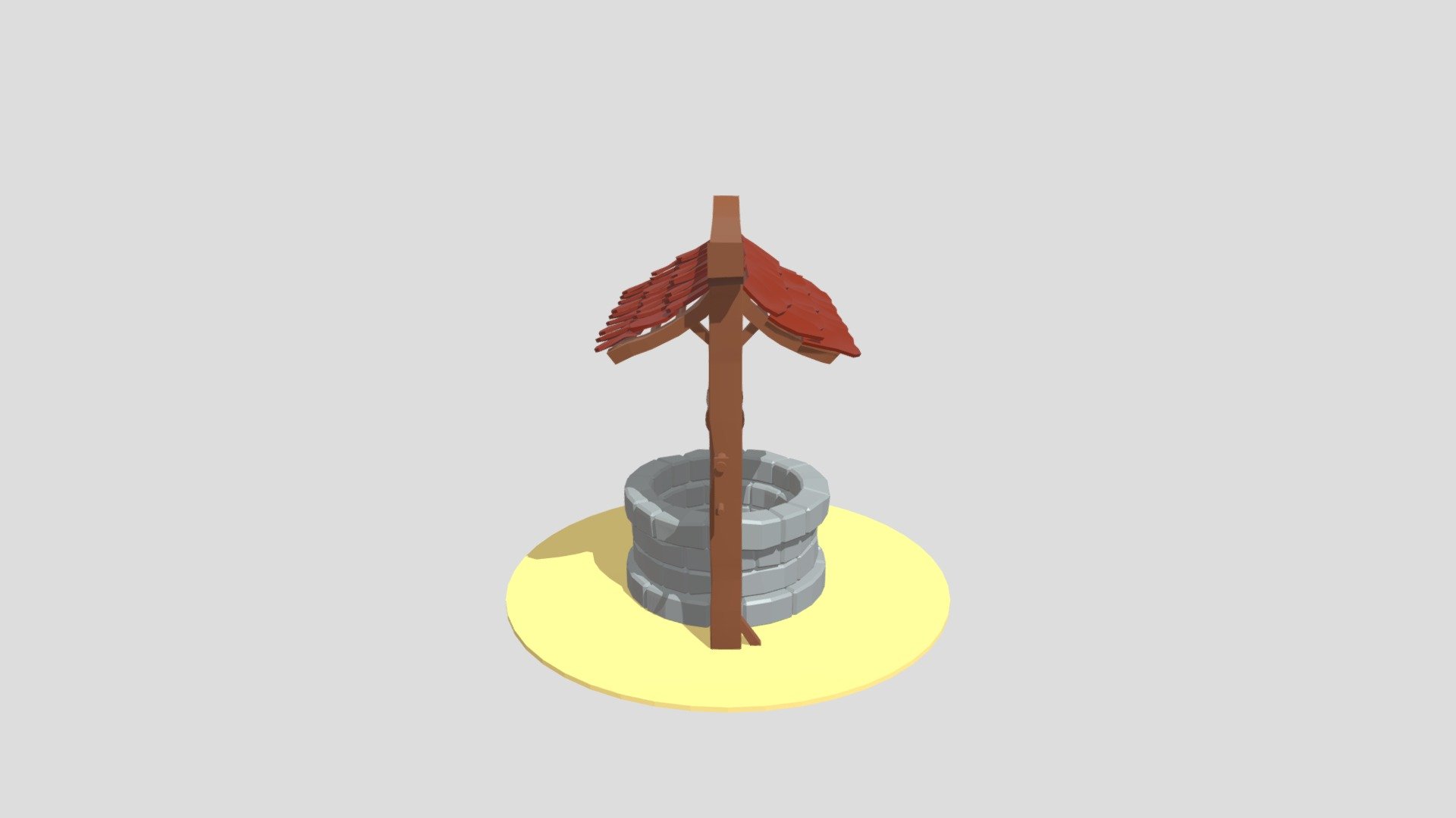 Low poly well - Download Free 3D model by Michal22 [56500ca] - Sketchfab