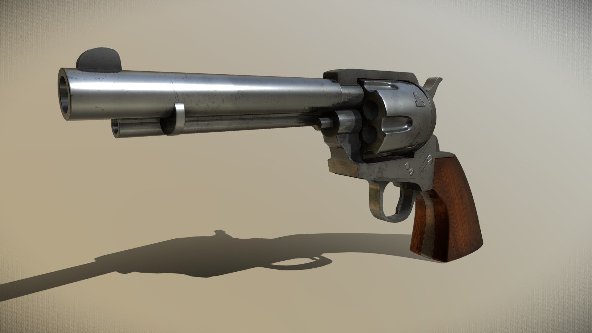 Colt Peacemaker Revolver - Buy Royalty Free 3D model by Matthew Slater ...