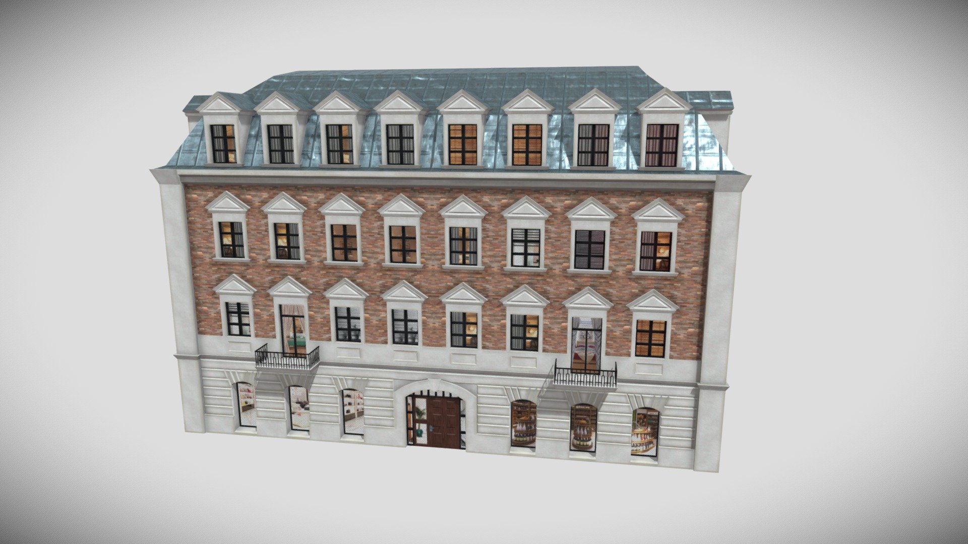 Low Poly PBR City House VR free VR - Download Free 3D model by 3d ...