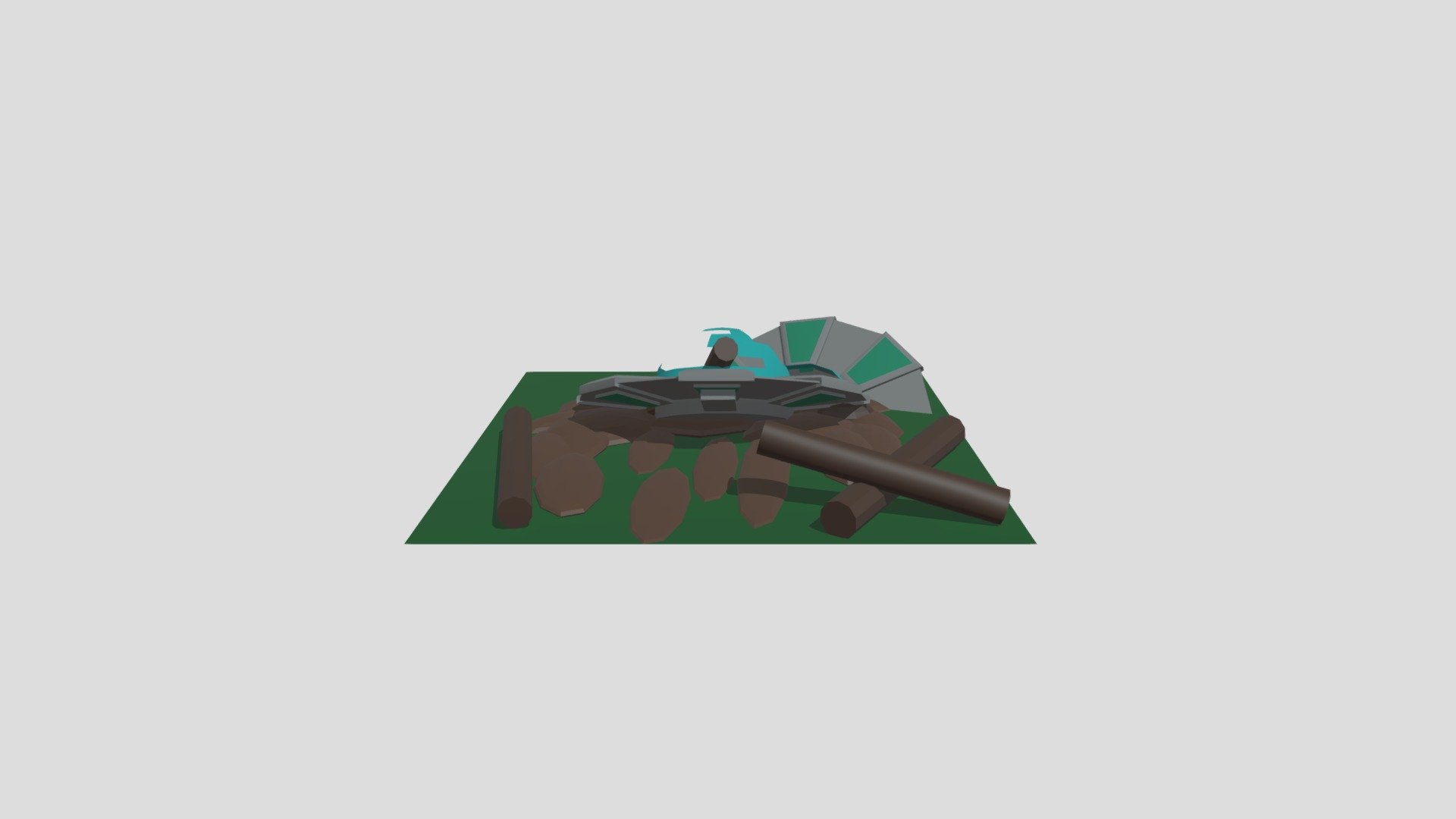 UFO Diorama - Download Free 3D model by gos19209053 [56502e2] - Sketchfab