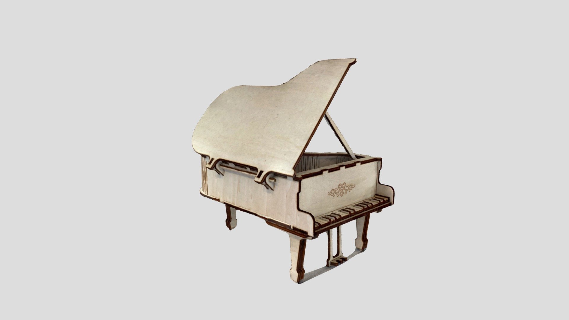Wooden Piano - Buy Royalty Free 3D model by Glazing [56507f9 ...