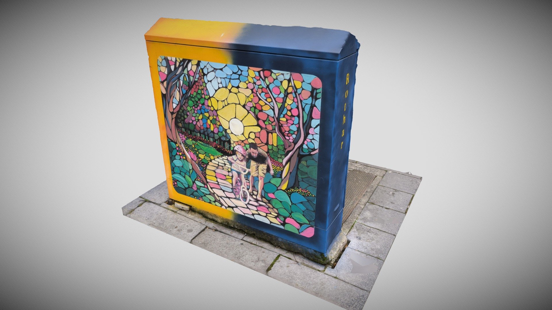 Painted Power Box - 3D model by Jan_Nevrkla [5651950] - Sketchfab